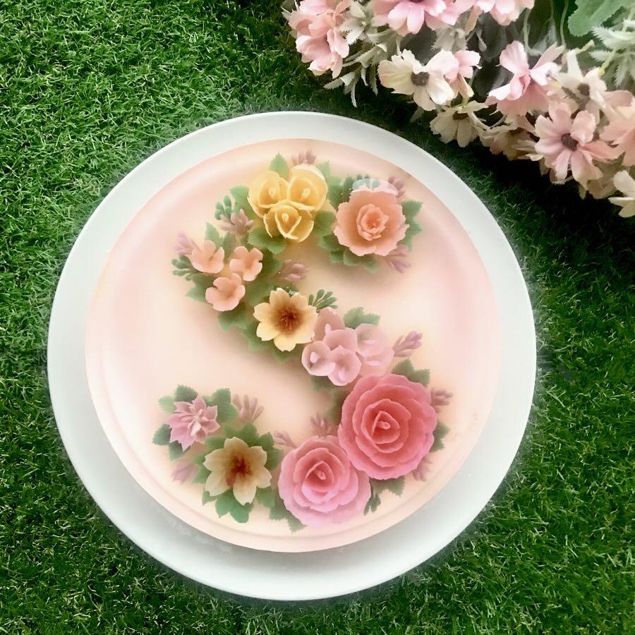 Artisan jelly cake with aphabets, Hobbies & Toys, Stationery & Craft ...