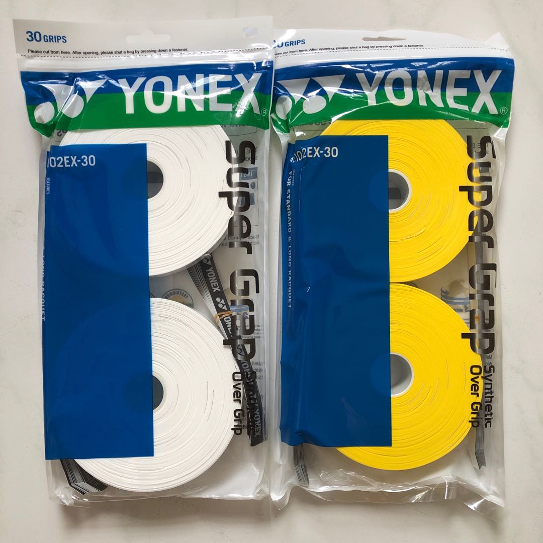 FS: - BNIB Sealed Yonex AC102EX-30 30pcs overgrip (yellow/white) [SG ...