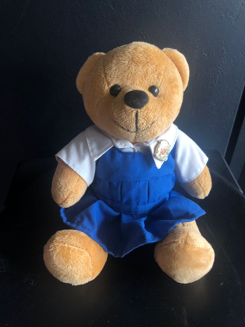 CHIJ bear w/school badge, Hobbies & Toys, Toys & Games on Carousell