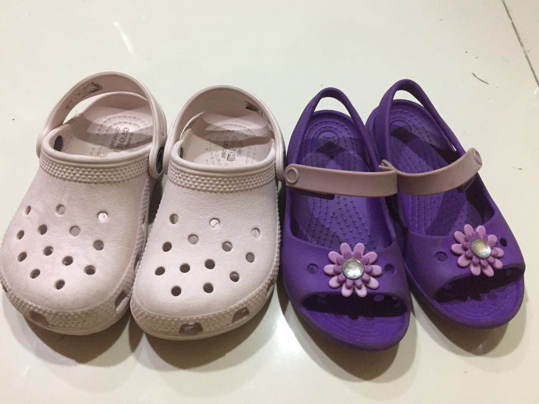 crocs take both for 1200, Babies & Kids, Babies & Kids Fashion on Carousell