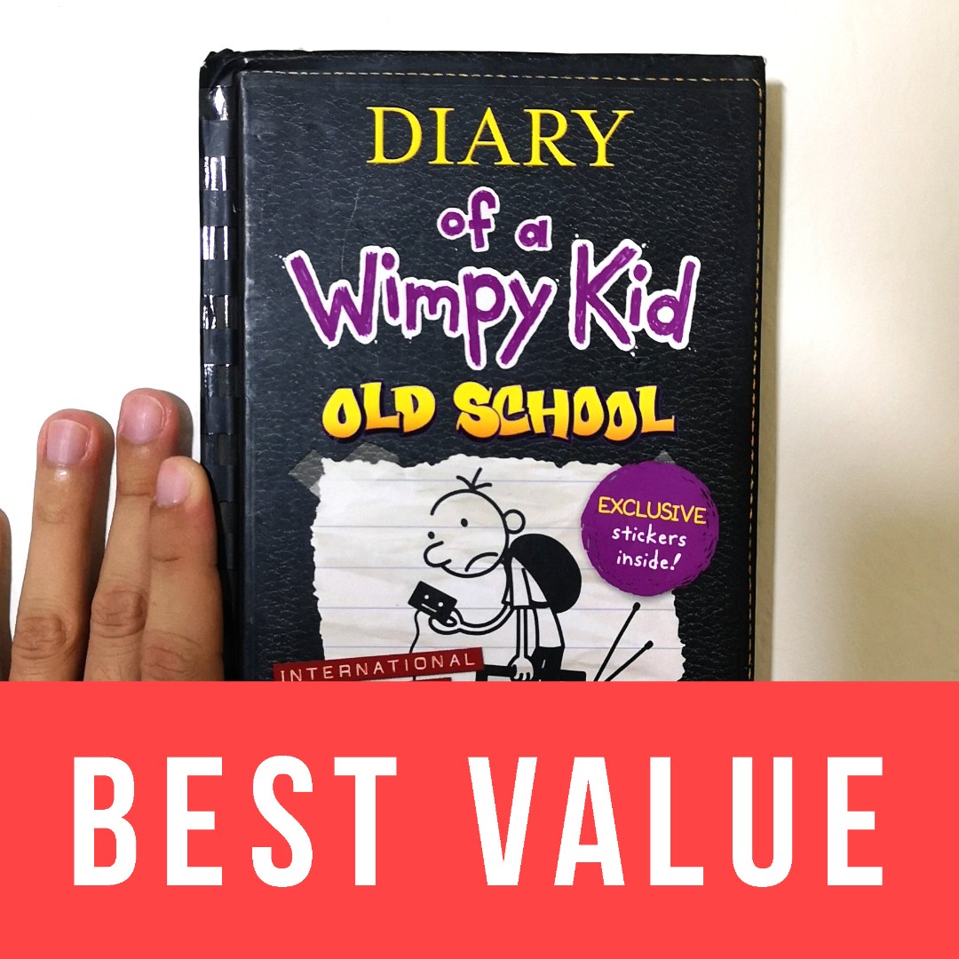 Diary of a Wimpy Kid: Old School by Jeff Kinney, Books & Stationery ...