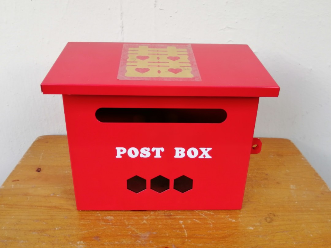 For Rent - Wedding Ang Pow Box Letterbox, Hobbies & Toys, Memorabilia ...