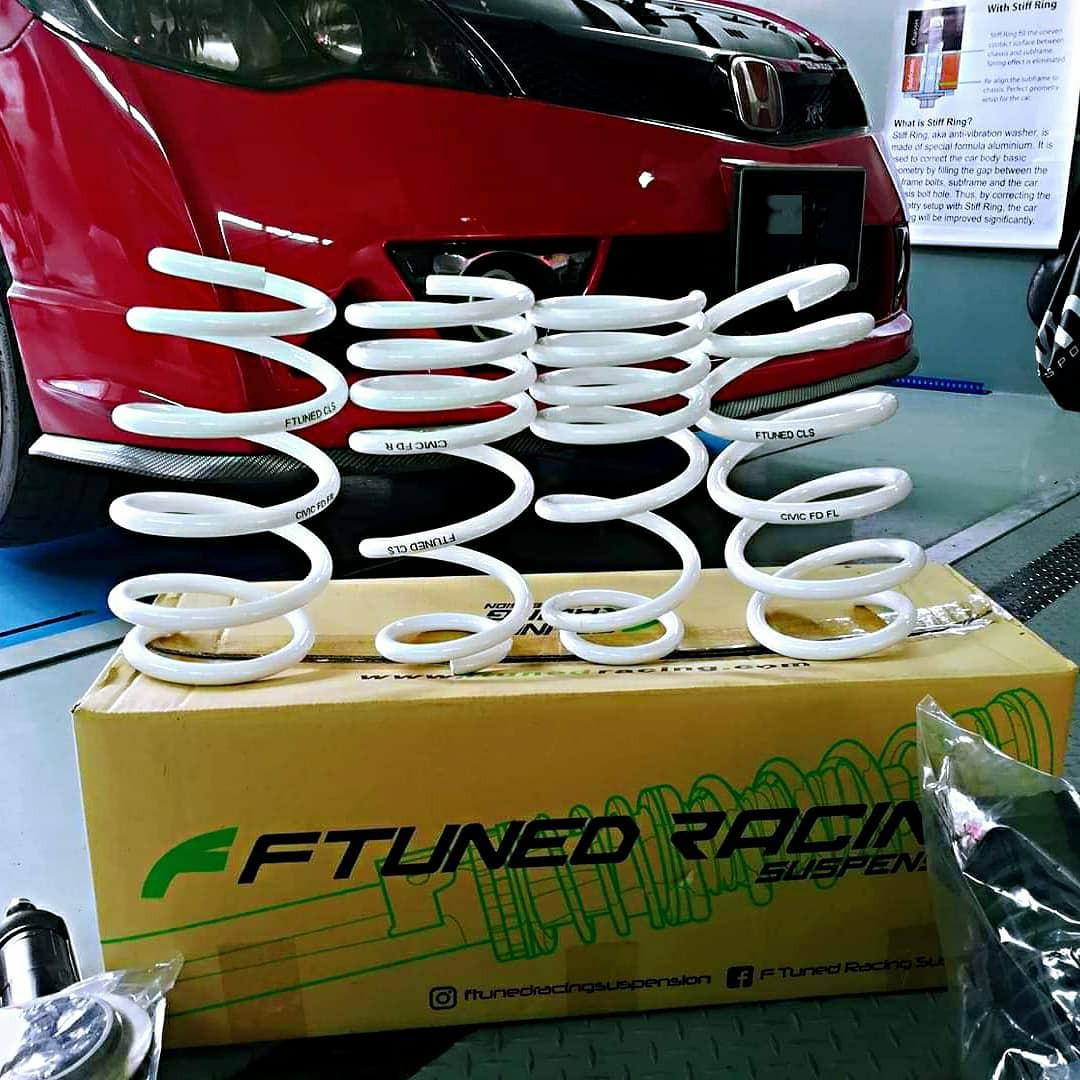 FTuned Racing Lowered Sport Spring, Auto Accessories on Carousell