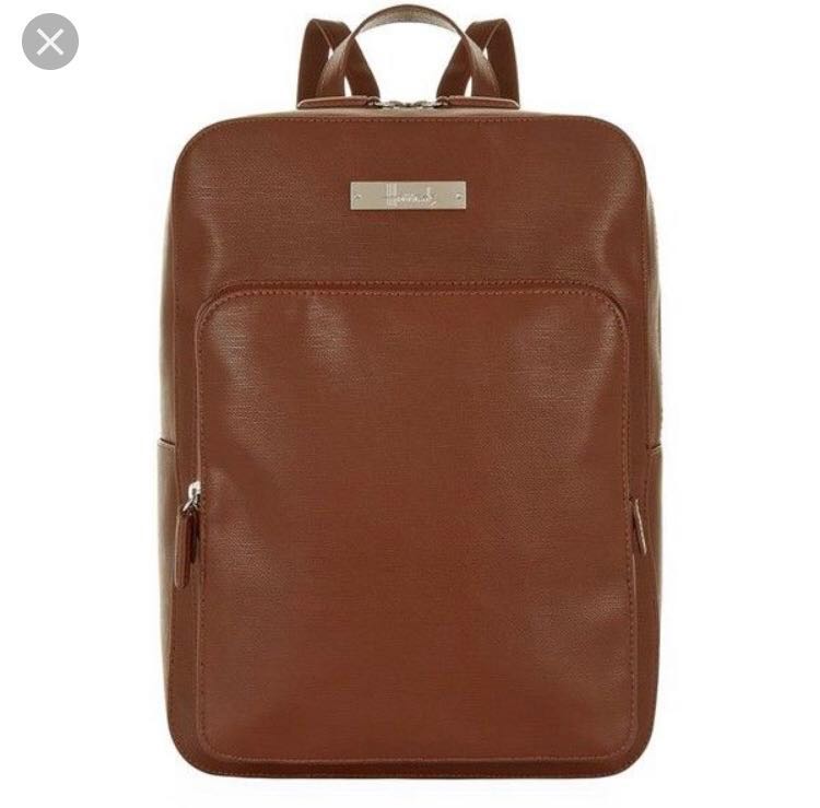 Harrods Brown Backpack, Women's Fashion, Bags & Wallets, Backpacks on ...