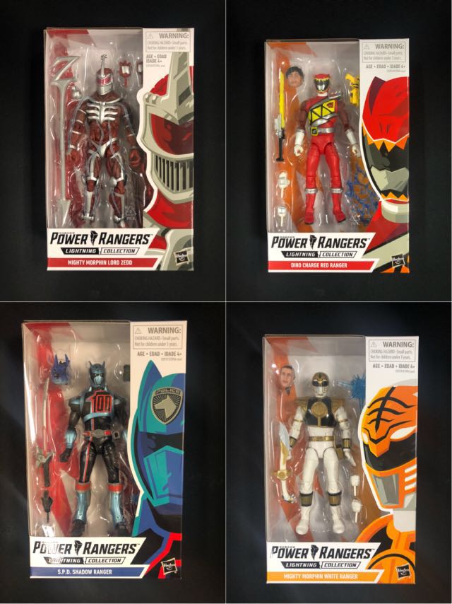 Hasbro Power Rangers Lightning Collection Wave 1 Set of 4 * Last Set ...