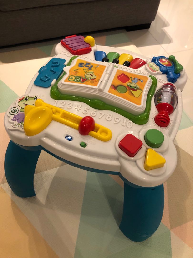 Leap Frog Musical Table, Babies & Kids, Toys & Walkers on Carousell