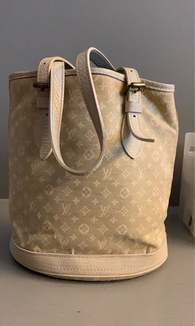 Louis Vuitton Mini Lin Bucket Bag, Luxury, Bags & Wallets on Carousell
