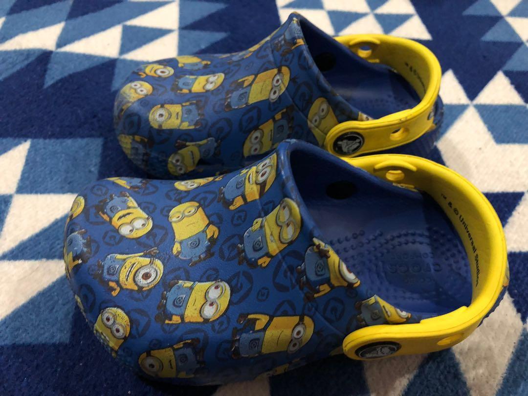 Minion Crocs for kids, Babies & Kids, Babies & Kids Fashion on Carousell
