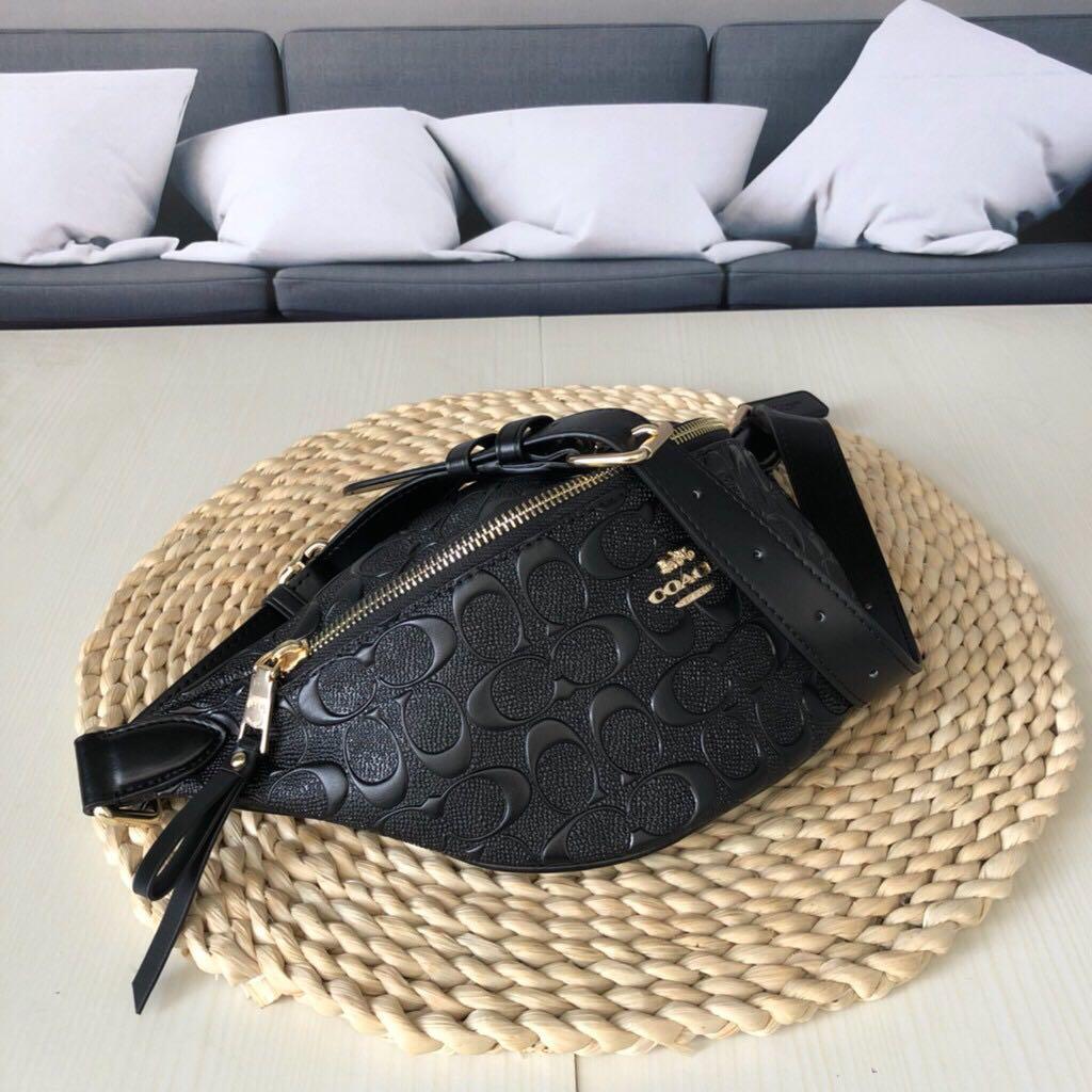 Original coach belt beg in signature leather, Women's Fashion, Bags ...