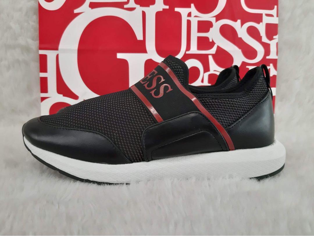 Original Guess Shoes Black, Men's Fashion, Footwear, Sneakers on Carousell
