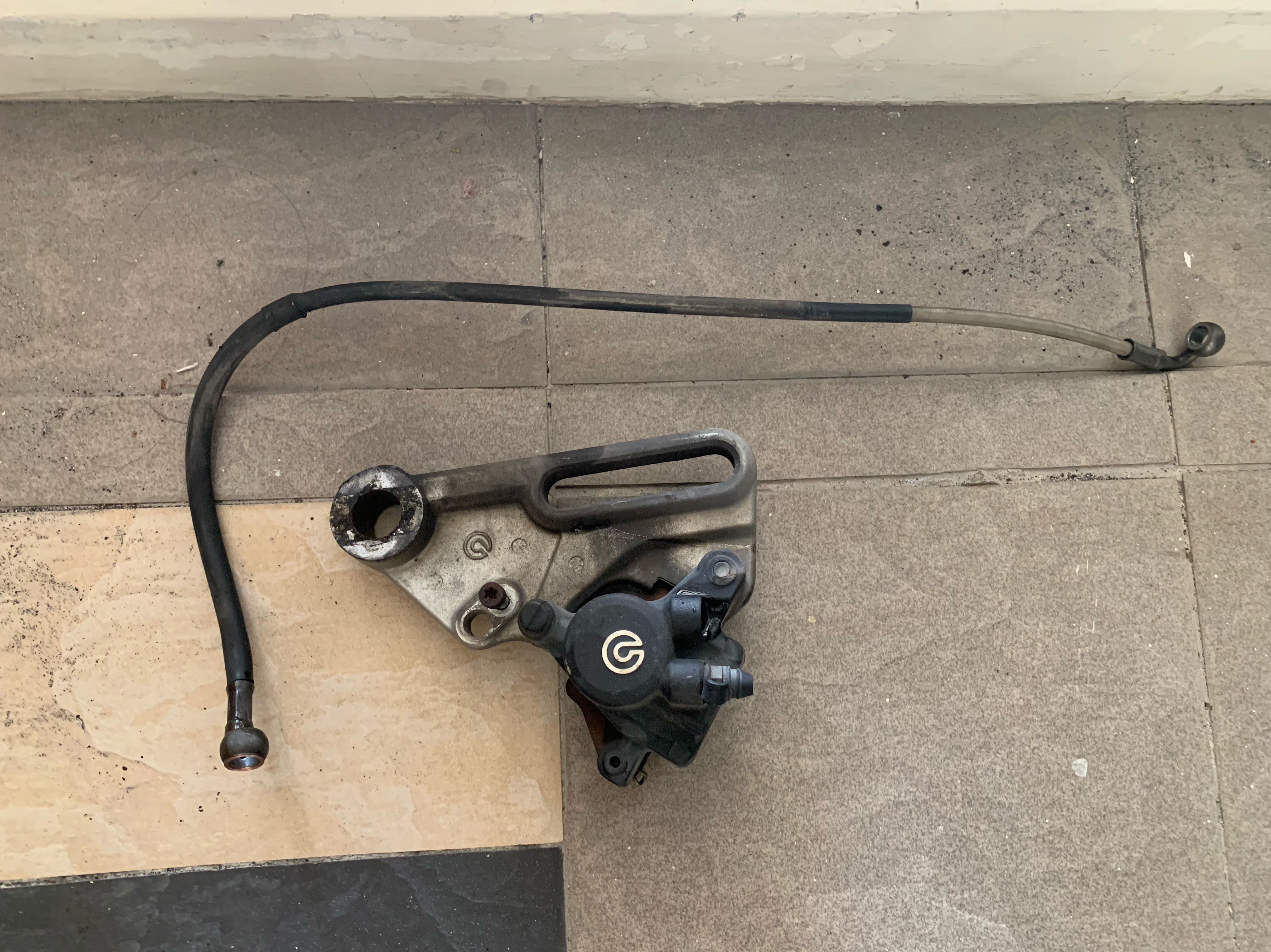 Rear brake caliper with abs sensor for F800GS, Motorcycles, Motorcycle ...