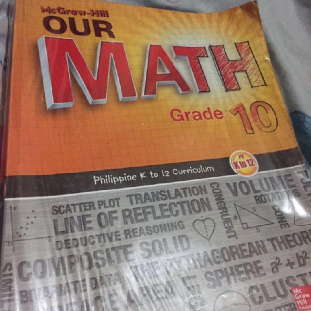 McGraw-Hill Our Math 10, Hobbies & Toys, Books & Magazines, Textbooks on Carousell