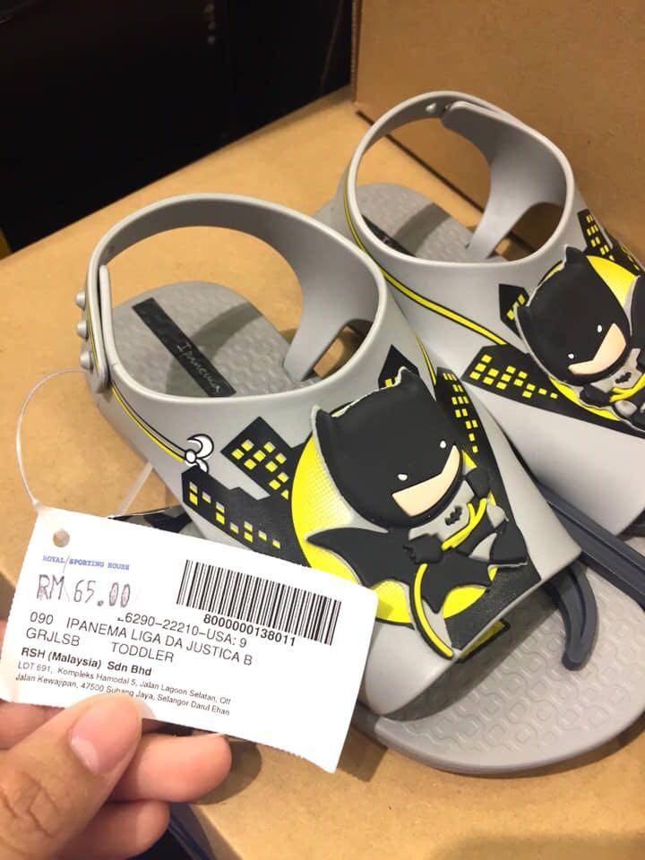 Sandal Ipanema - Batman, Babies & Kids, Babies & Kids Fashion on Carousell