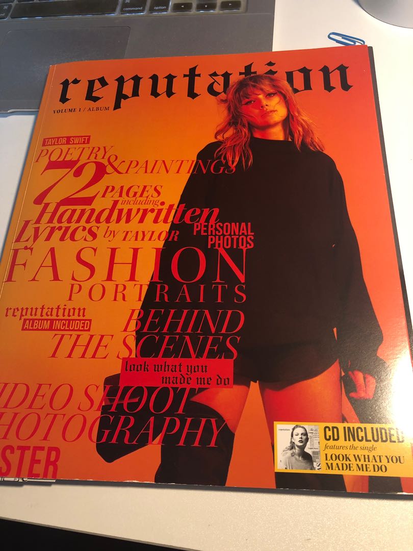 taylor swift reputation magazine v.1, Hobbies & Toys, Music & Media ...