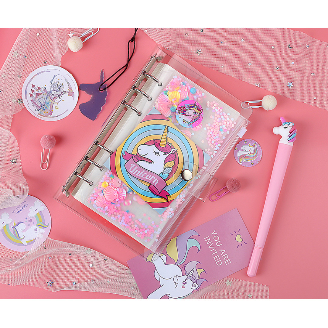 DIY Unicorn Glitter Notebook, Hobbies & Toys, Stationery & Craft ...