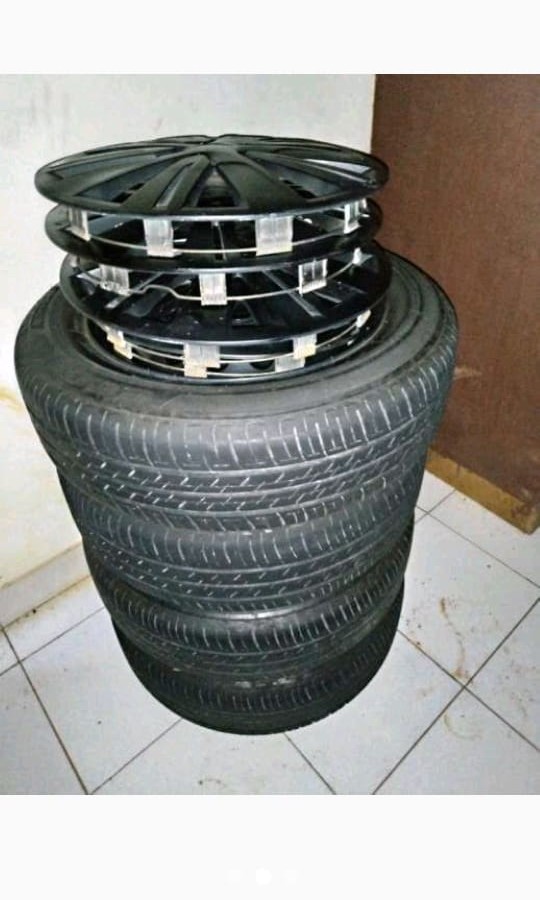 Velg kaleng dan dop sigra original, Aksesoris Mobil di Carousell