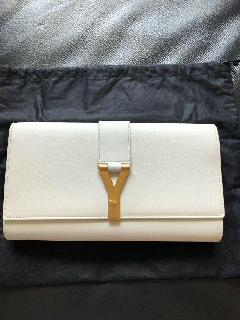 YSL Clutch, Luxury, Bags & Wallets on Carousell