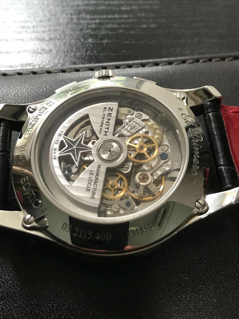 Zenith Red Primero Captain, Luxury, Watches on Carousell
