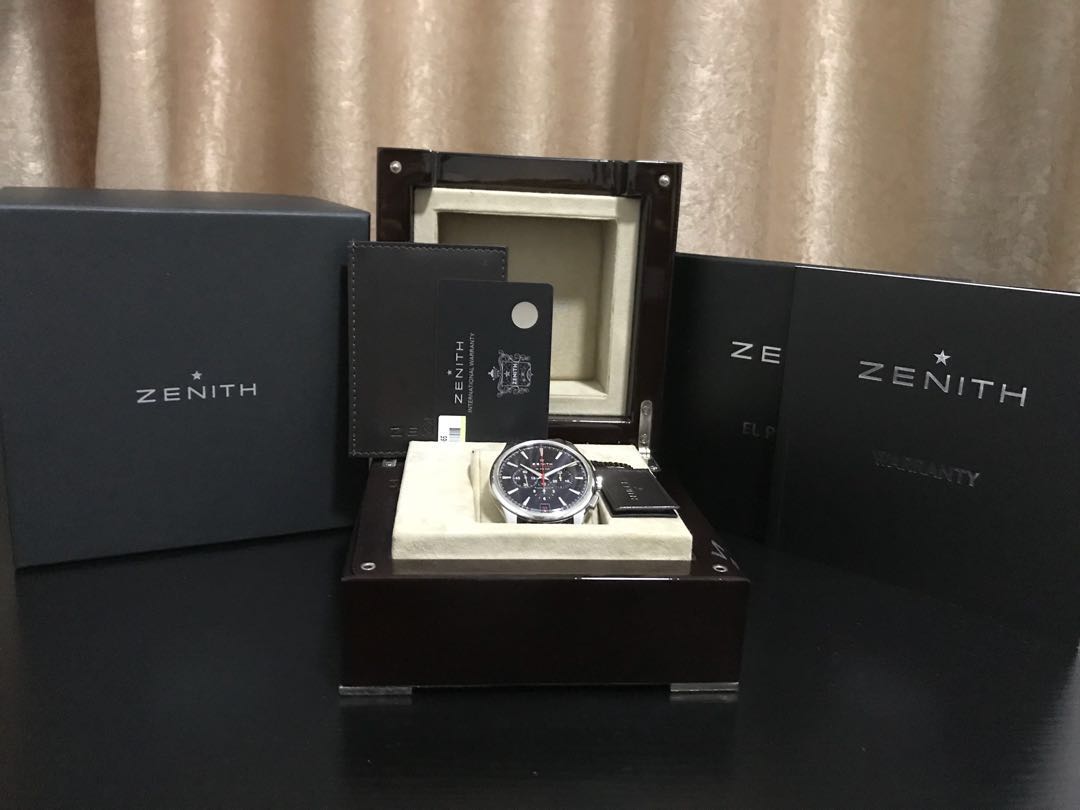 Zenith Red Primero Captain, Luxury, Watches on Carousell