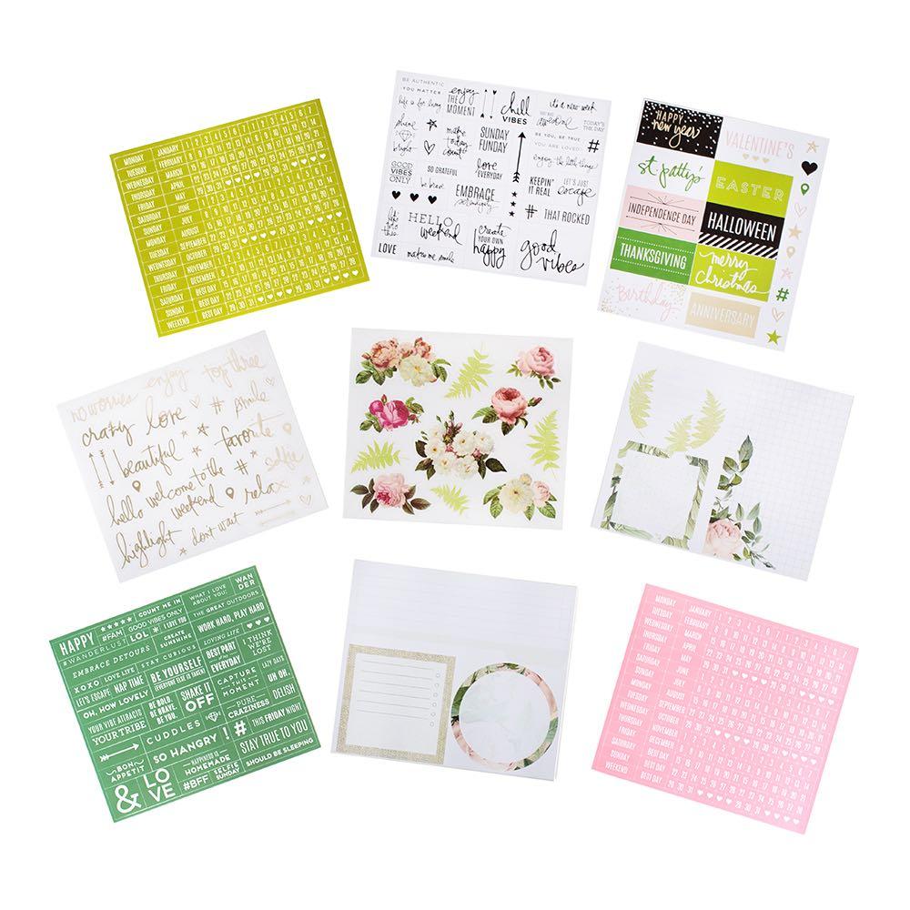 1,138 pcs Scrapbook Journaling Sticker, Hobbies & Toys, Stationery ...