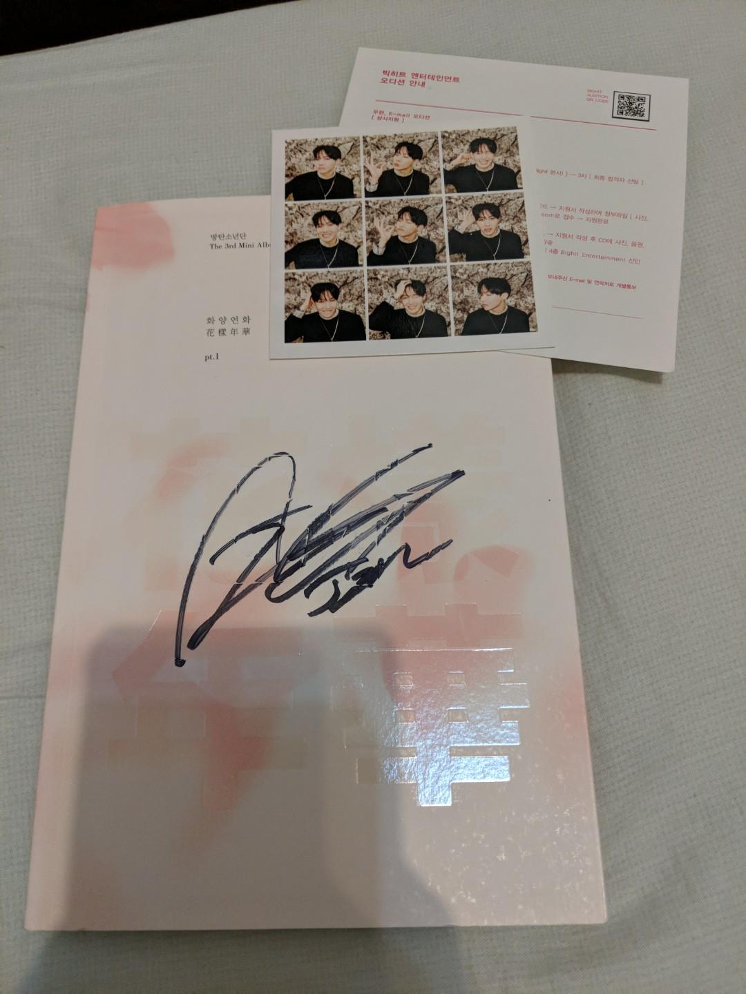 BTS HYYH pt.1 signed album (Jin), Hobbies & Toys, Memorabilia ...