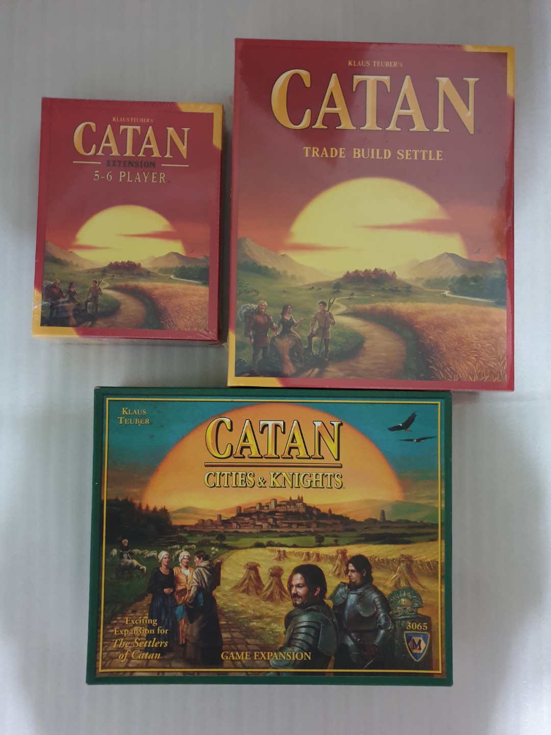 Catan 5th edition + cities & knights expansion board game, Hobbies ...