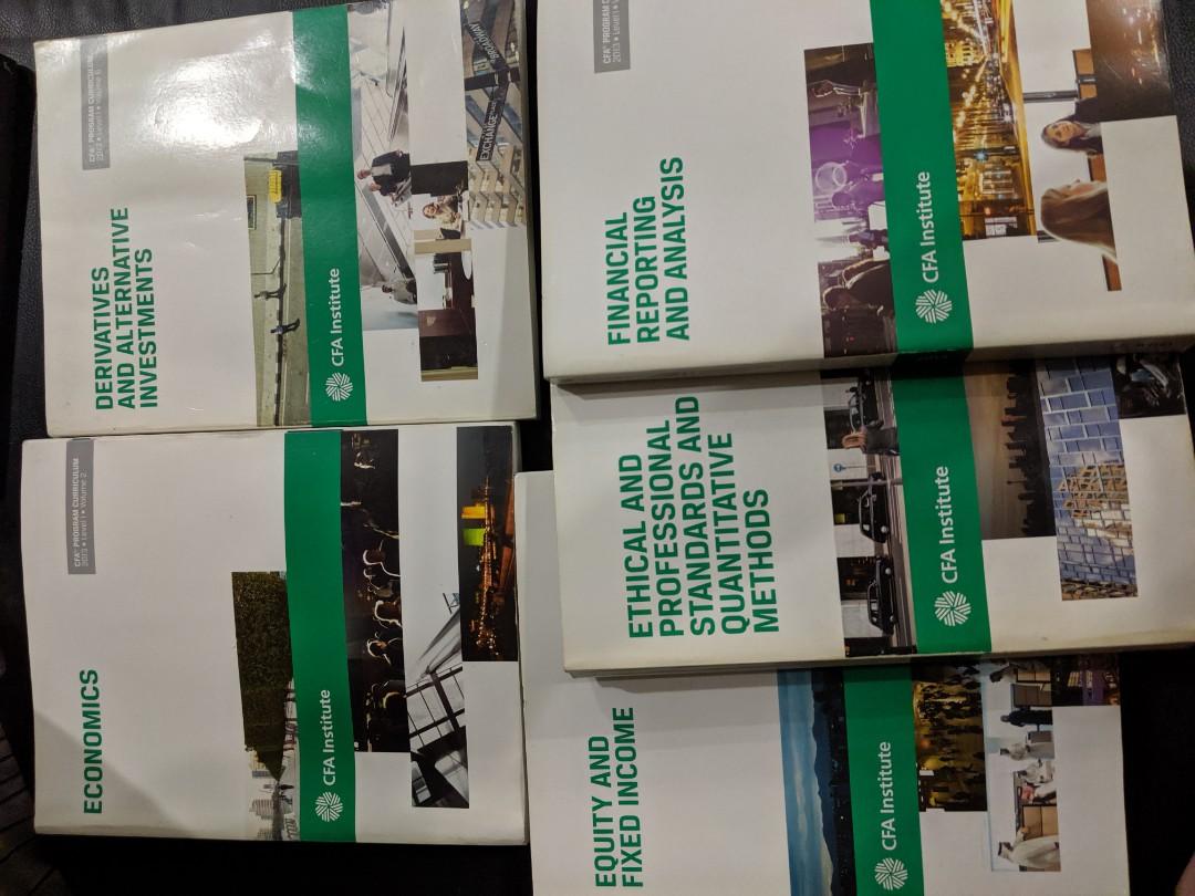 CFA Level 1 Books Set of 5, Hobbies & Toys, Books & Magazines ...