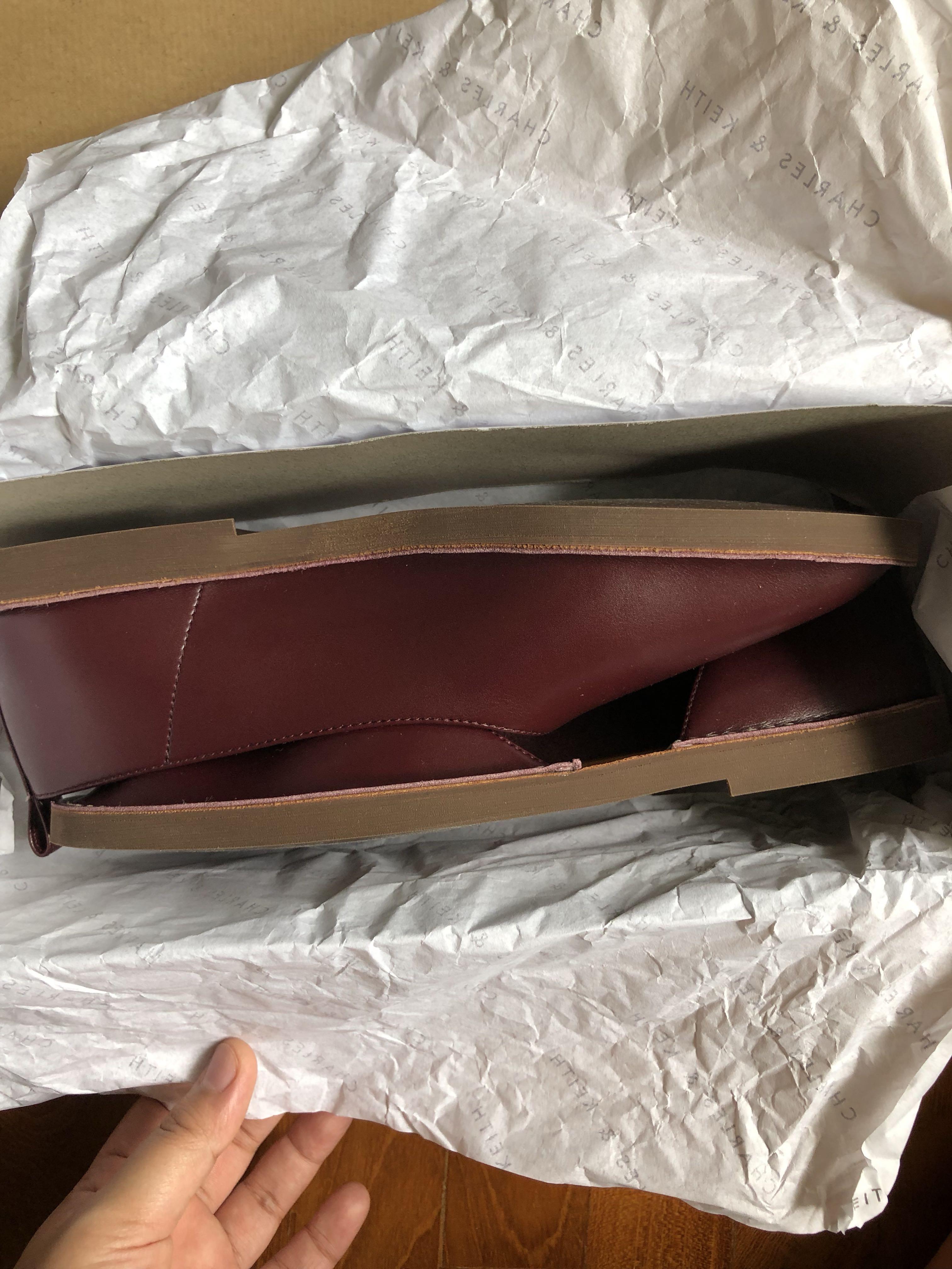 Charles and Keith D’Orsay Loafer, Women's Fashion, Footwear, Flats on ...