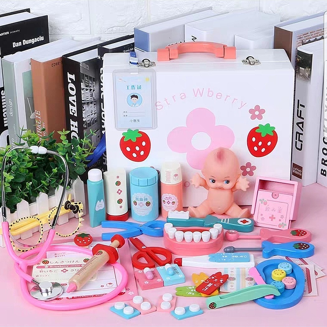 (PO) Doctor and Dentist Children Wooden Magnetic Medicine Medical First ...