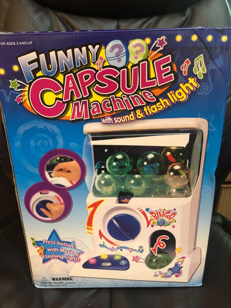Funny Capsule Machine with sounds n flash light (New), Hobbies & Toys ...