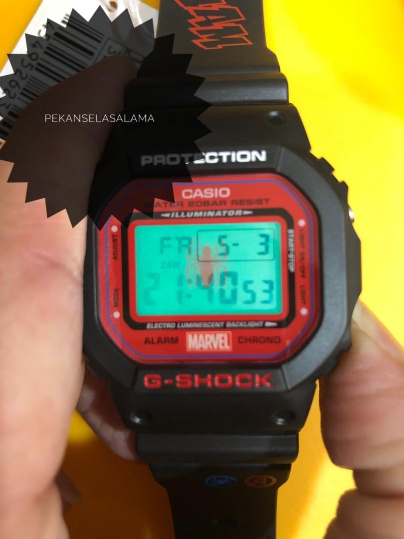 G Shock Limited edition spiderman, Men's Fashion, Watches & Accessories ...