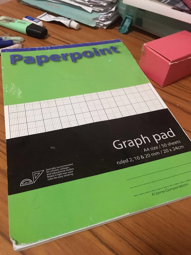 Graph paper, Hobbies & Toys, Stationery & Craft, Other Stationery ...