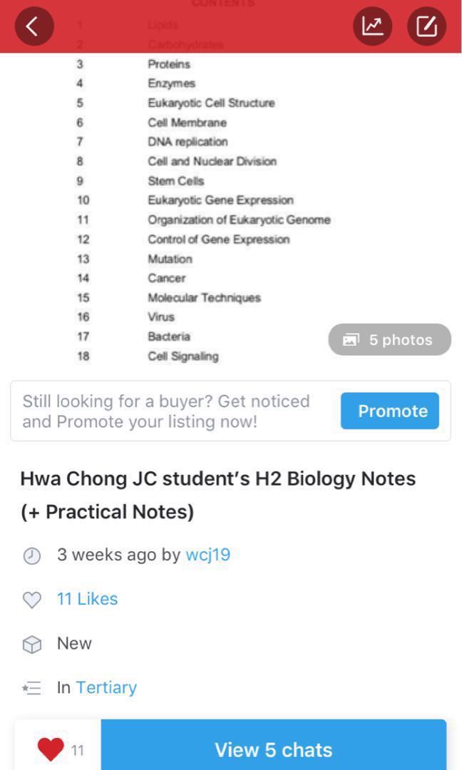 Hwa Chong JC Biology Summary Notes + Practical Notes, Hobbies & Toys ...