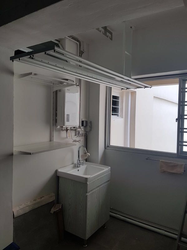 Indoor and outdoor sliding cloths laundry system (Made in Singapore ...