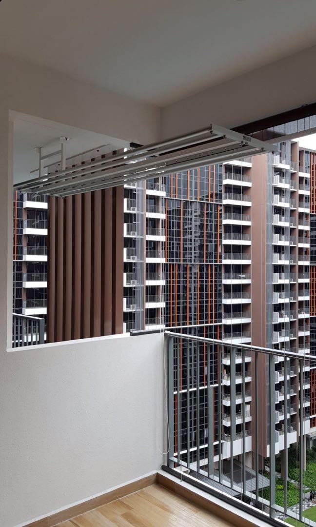 Indoor and outdoor sliding cloths laundry system (Made in Singapore ...