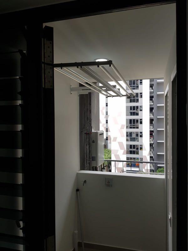 Indoor and outdoor sliding cloths laundry system (Made in Singapore ...