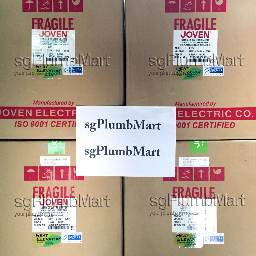 Joven JSH25 Storage Water Heater JH25HE (Heat Elevator) Joven 25, TV ...