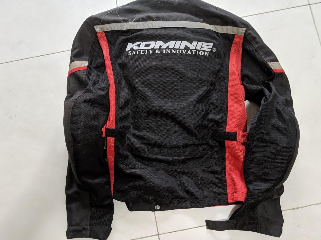 Komine Mesh Jacket 2 pieces, Motorcycles, Motorcycle Apparel on Carousell