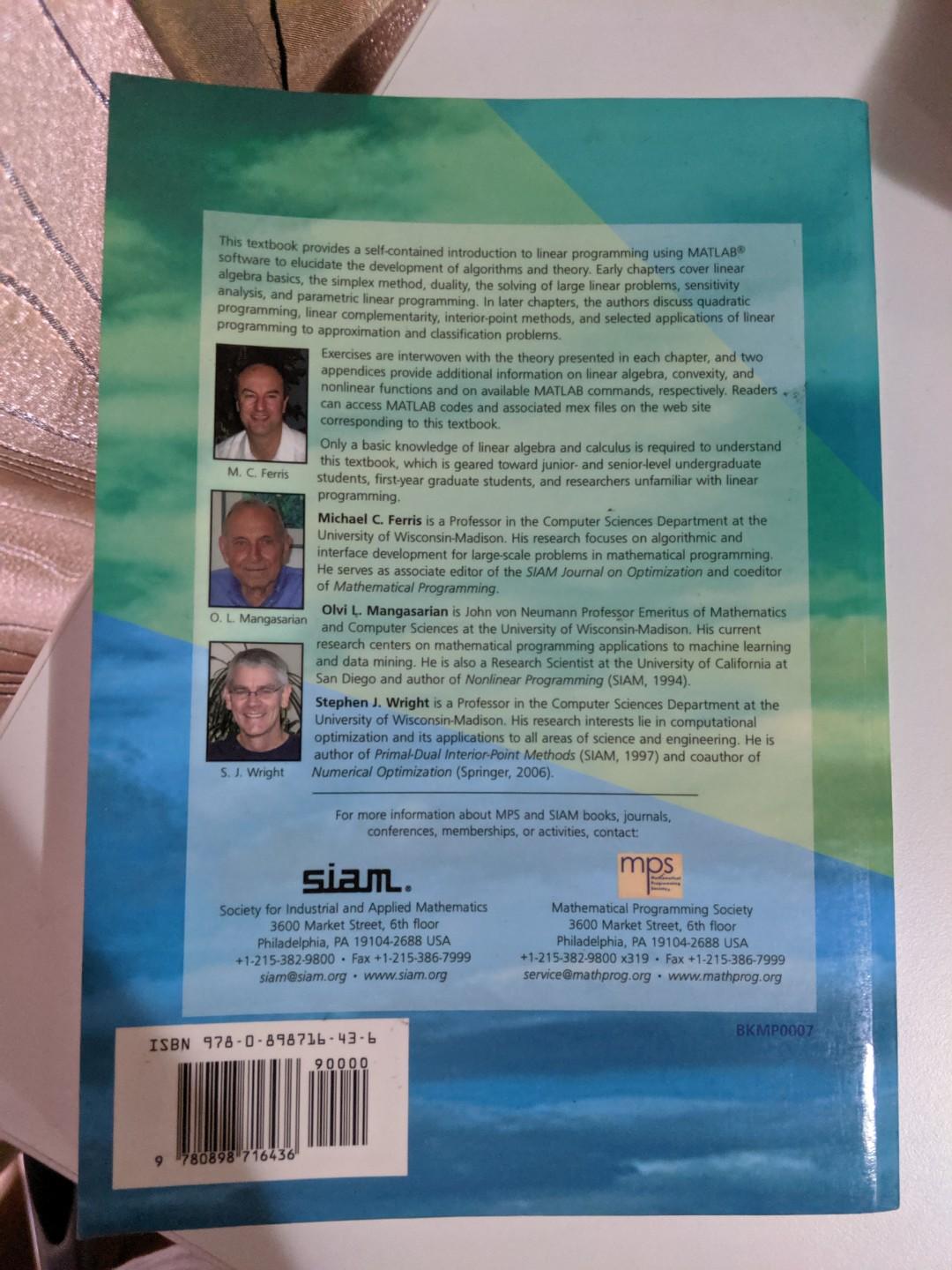 Linear Programming and Network Optimization MA3252, Computers & Tech ...