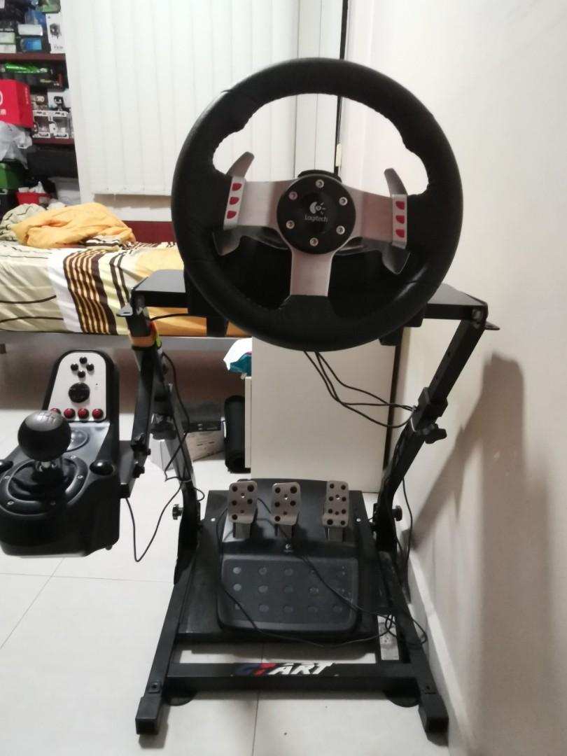 Logitech G27 Racing Wheel with Frame, Sports Equipment, Bicycles ...