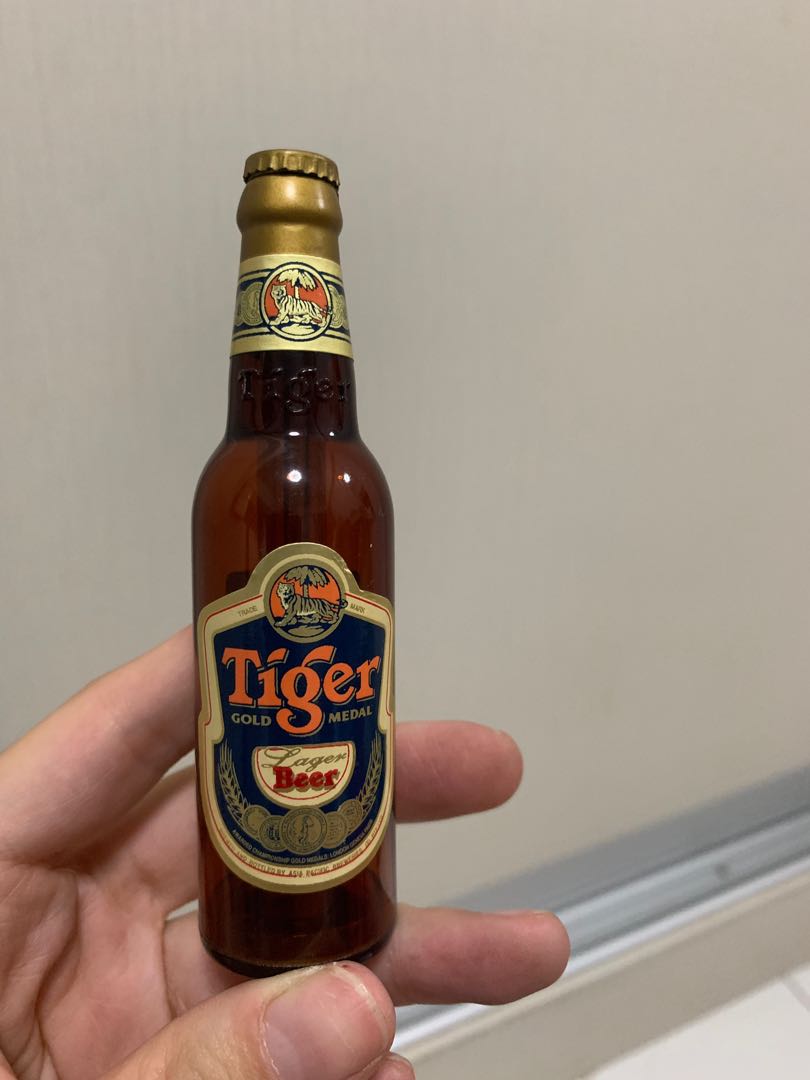 miniature tiger beer bottle, Food & Drinks, Alcoholic Beverages on ...