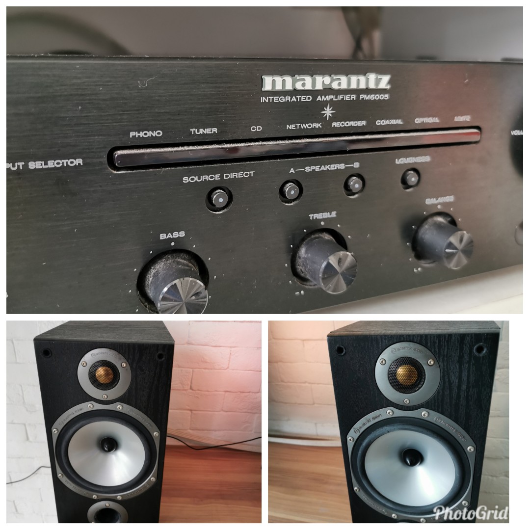 monitor audio bronze 2 with Marantz Amplifier, Audio, Other Audio ...