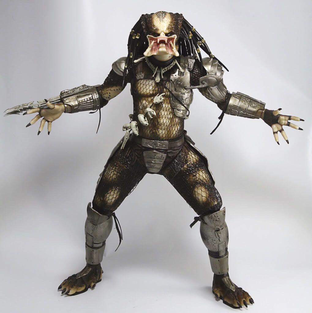 🔥 HOT 🔥 Original‼️ Neca 1/4 predator (open mouth version)BIB, Hobbies ...