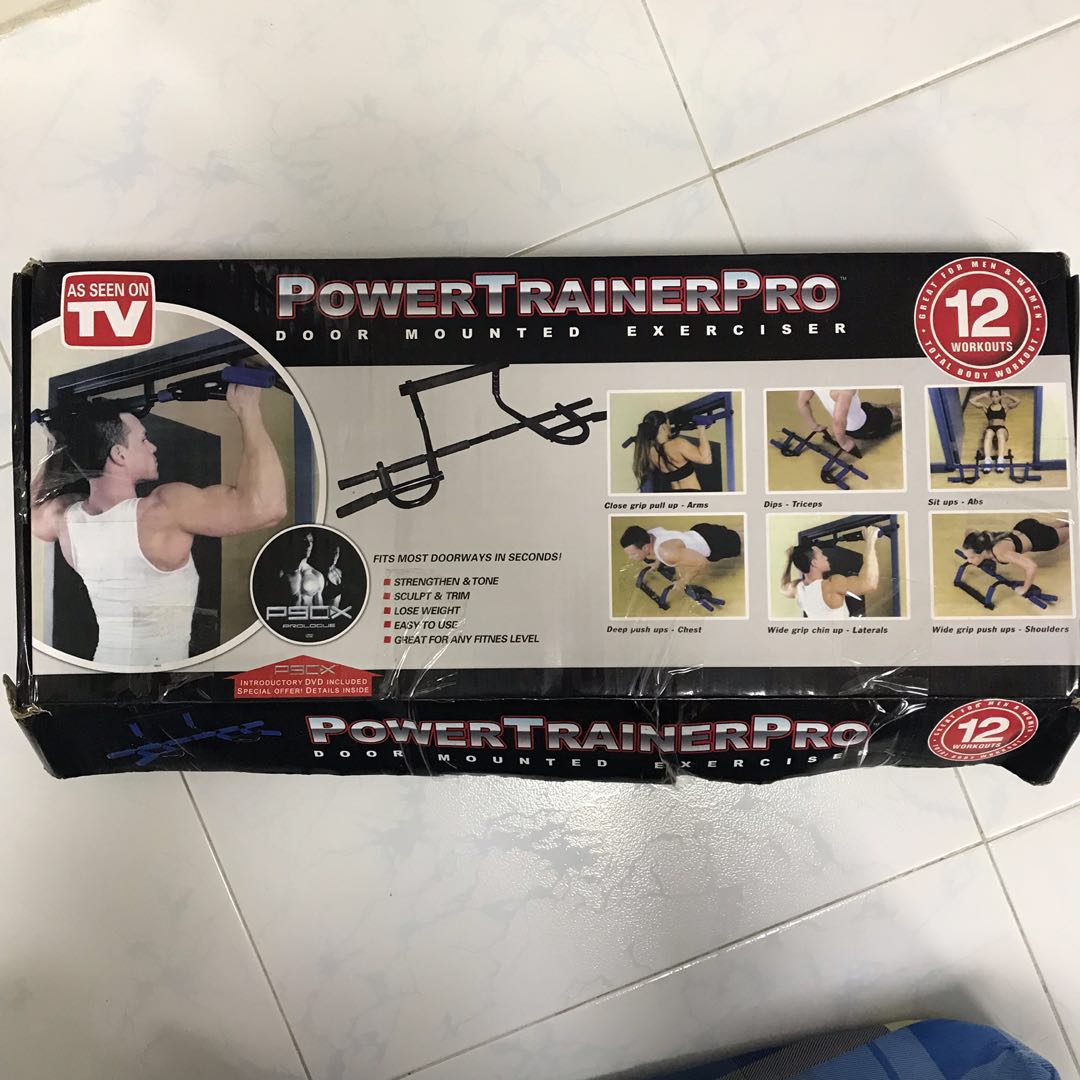Power Trainer Pro (Door Mounted Exercises), Sports Equipment, Exercise ...