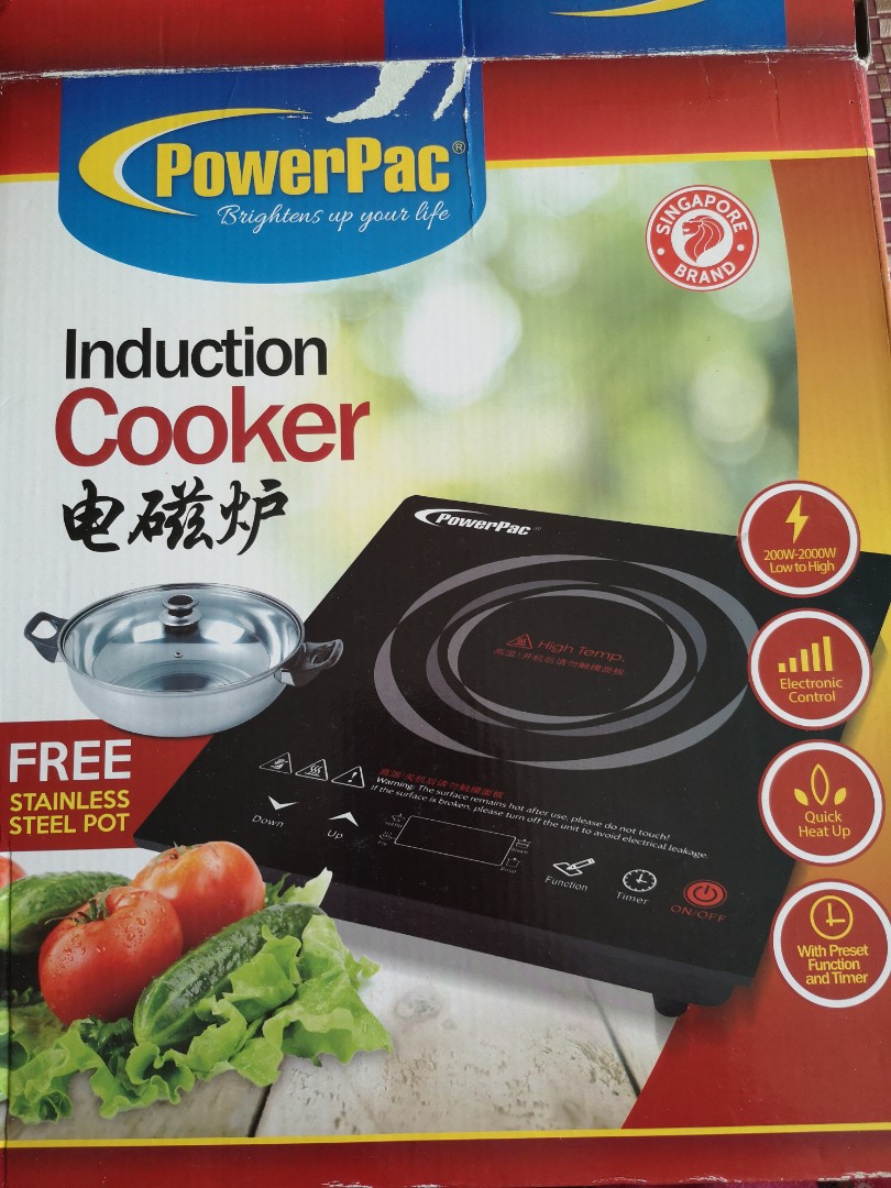 Powerpac Induction Cooker, TV & Home Appliances, Kitchen Appliances ...