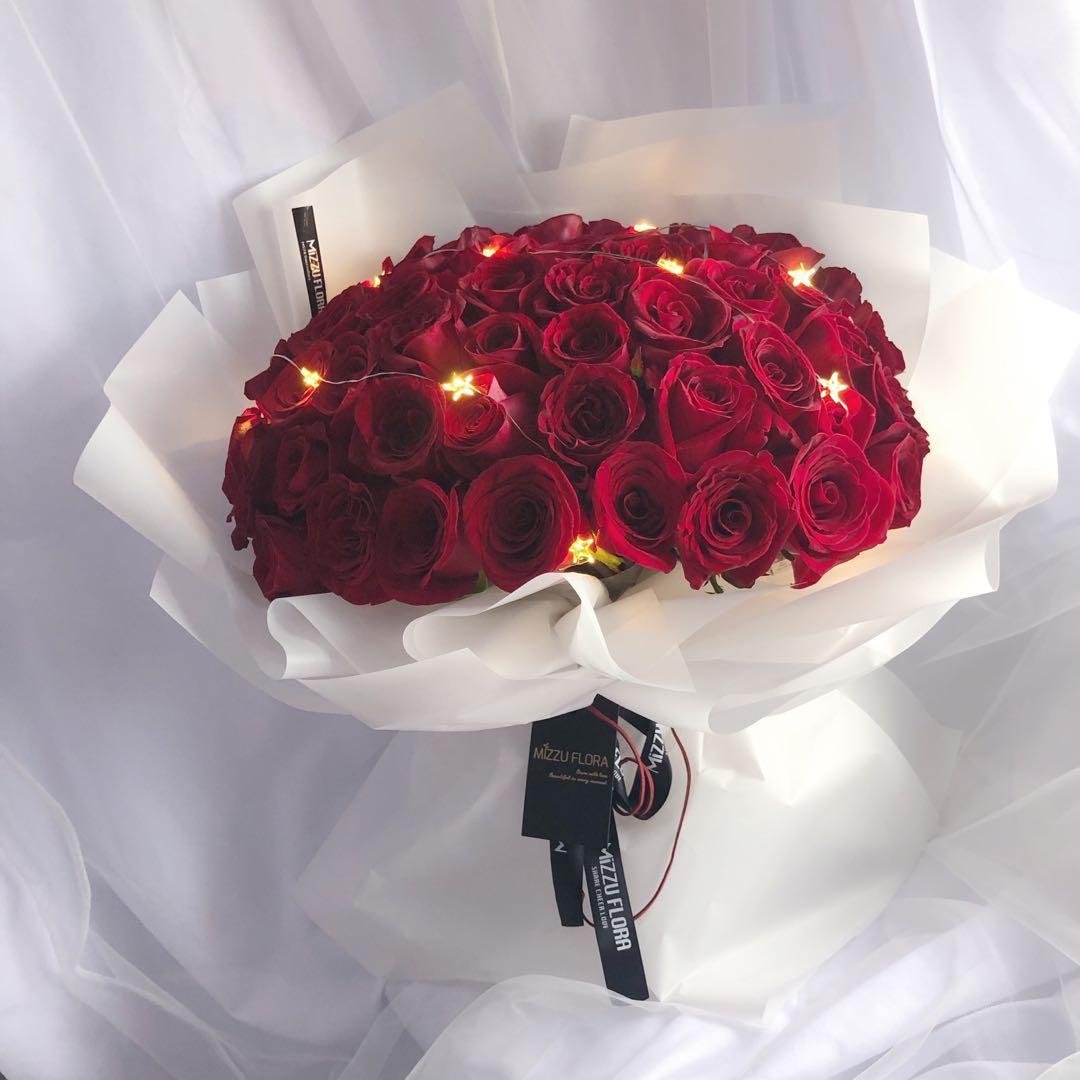 Proposal bouquet | 40 roses | Rose Bouquet | 52 roses | 99 Roses ...