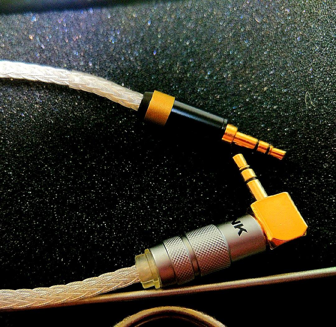 Pure silver, 20cm interconnect, 16 core, 3.5mm, analogue, for DAP ...