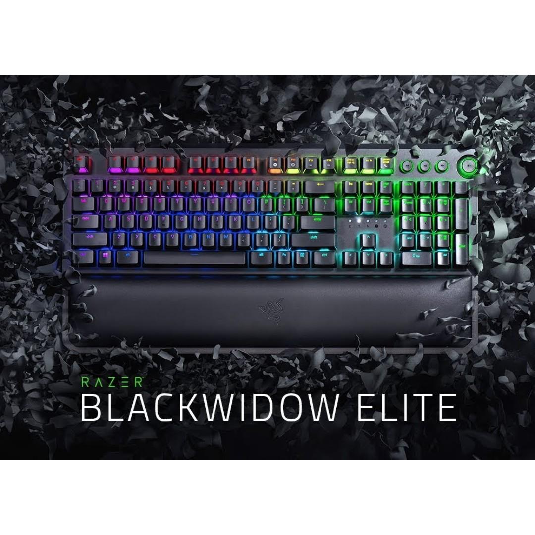Razer Blackwidow Elite Gaming Keyboard, Computers & Tech, Parts ...