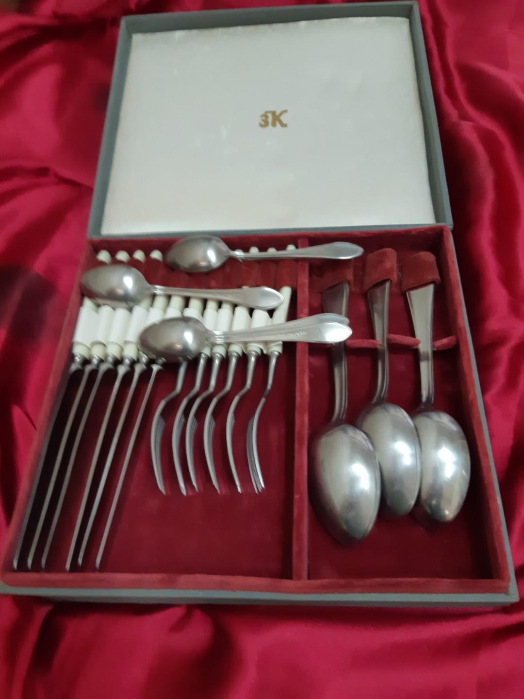 Vintage Russian Cutlery Set, Furniture & Home Living, Kitchenware ...