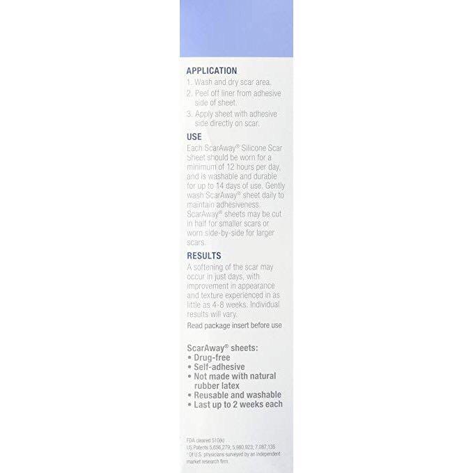 Scaraway Silicone Scar Gel Sheets Keloid Beauty And Personal Care Face Face Care On Carousell